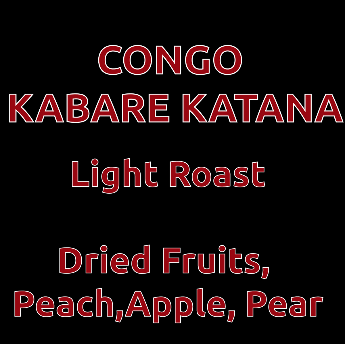 Congo Kabare Katana Dry Process – Royal Mile Coffee Roasters